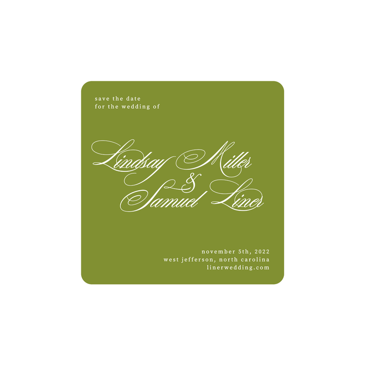 Liner Save The Date – DuBose Paper