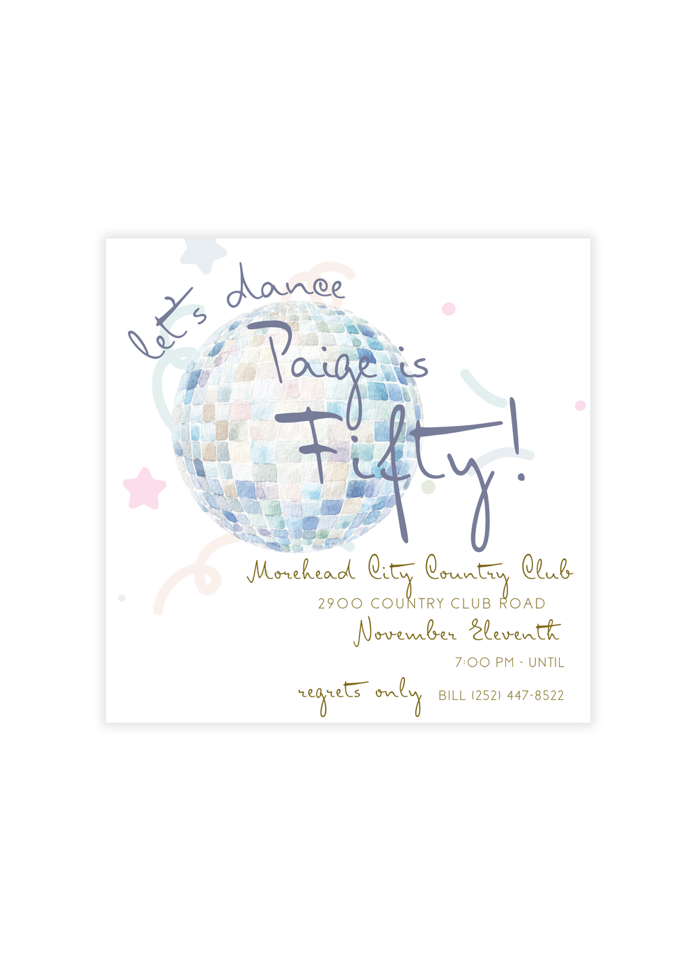 Paige Invitation – DuBose Paper